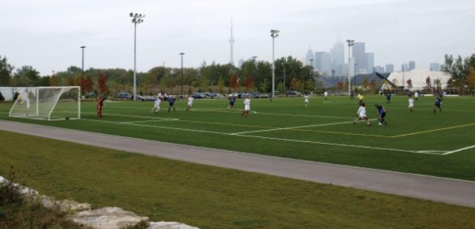 Cherry Beach Sports Fields | Waterfront Toronto